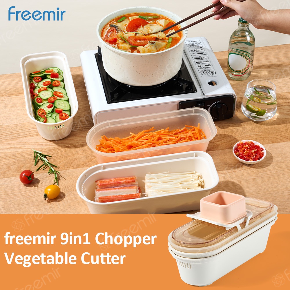 Jual 【free gift】freemir lifestyle Parutan Sayur /Alat Pemotong Sayur 6 ...