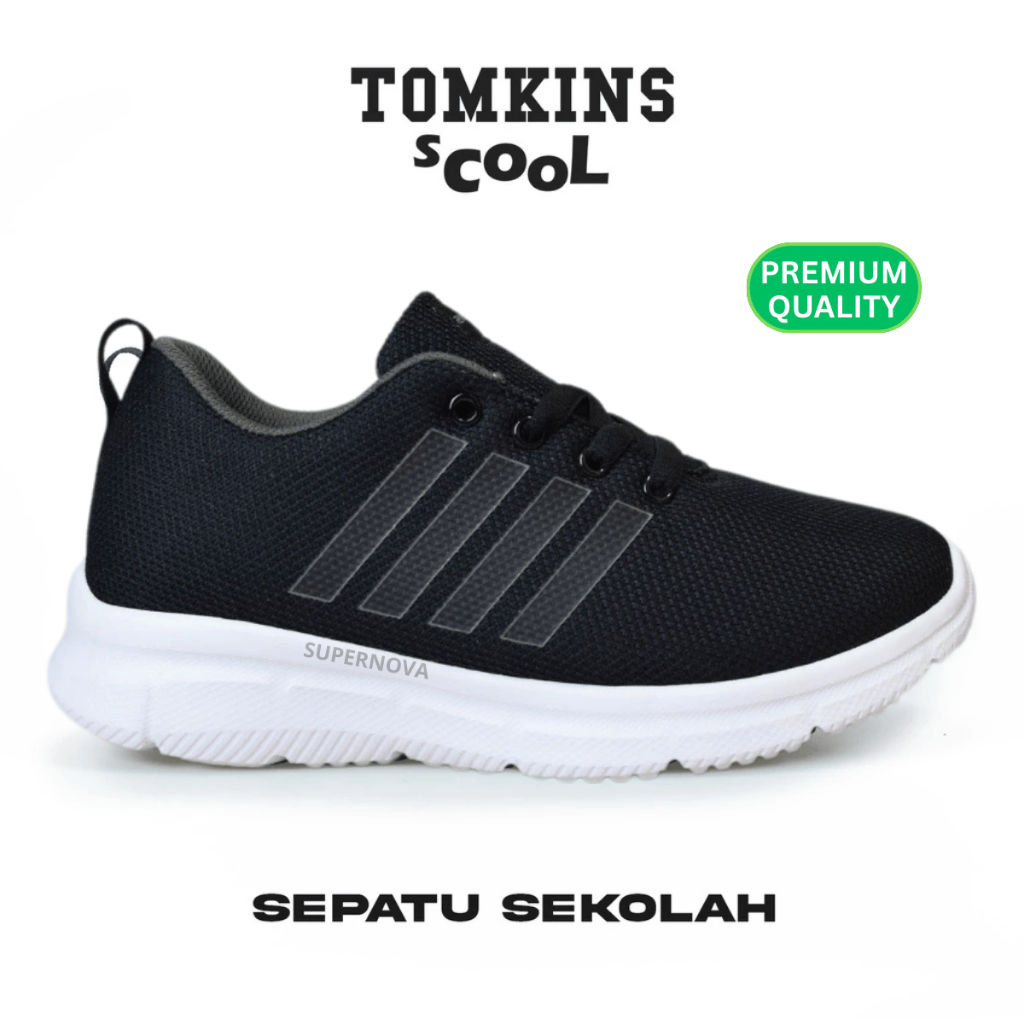 Jual Sepatu Sekolah Hitam New Tomkìns Skool Edition Dagon Sepatu ...