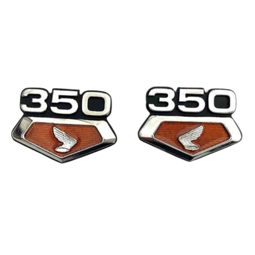 Jual emblem bok aki Honda cb350 logo box accu Honda cb350 emblem Honda ...