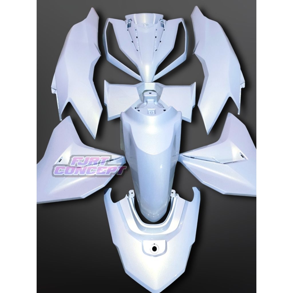 Jual BODY ORIGINAL HONDA VARIO 125/150 GEN2 SMOKE WHITE / FULLSET BODY ...