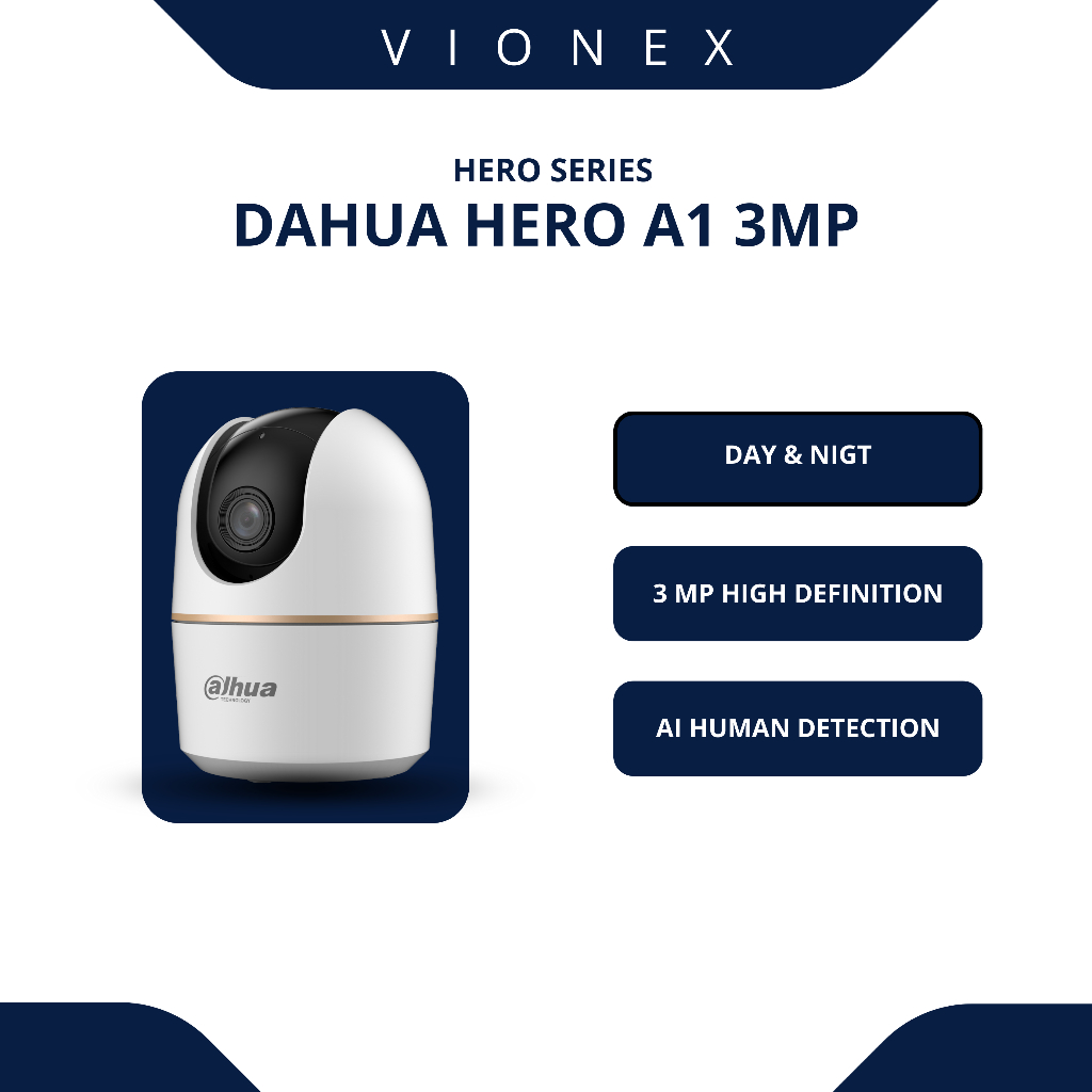 Jual DAHUA KAMERA/CAMERA CCTV HERO A1/H3A 3MP Indoor Fixed-focal Wi-Fi ...