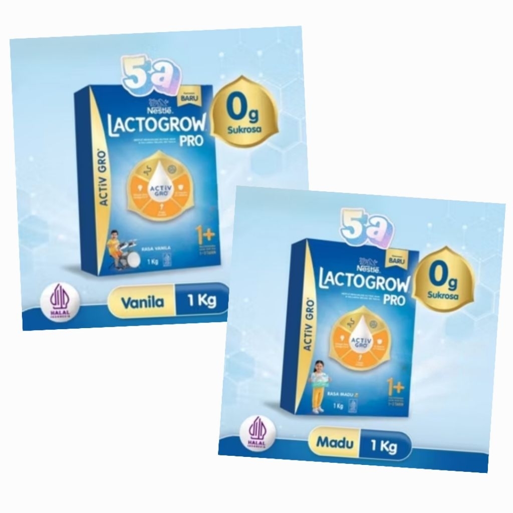 Jual Lactogrow Pro 1+ Vanila Madu 1Kg (1-3 Tahun) Susu Lactogrow ...