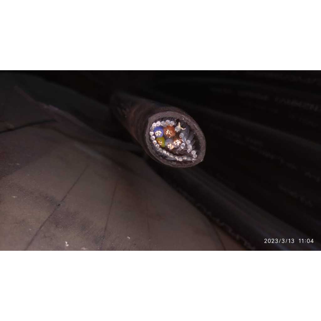 Jual KABEL N2XRY (Cu/XLPE/PVC/SWA/PVC) 5 x 2.5 mm 0,6/1kV Black FIRST CABLE - 10 Meter | Shopee ...