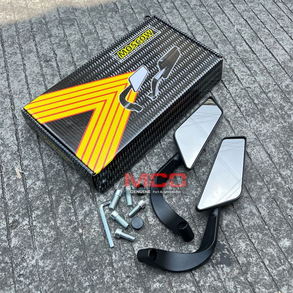 Jual SPION CIRCUIT MOSCOW SET SEPASANG KANAN KIRI FULL CNC KACA PUTIH ...