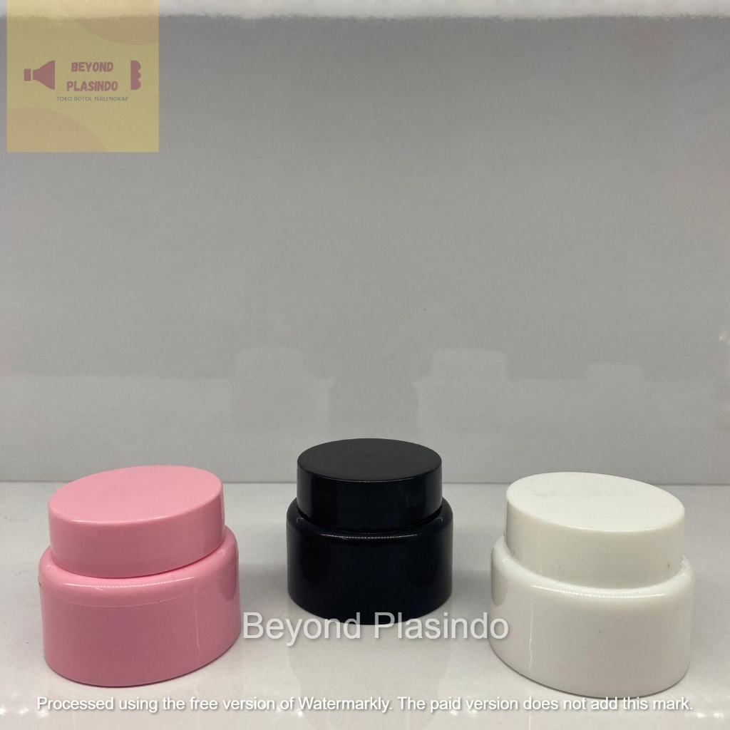 Jual POT PP RR 10GR HOLLOW ANIMETE PINK HITAM PUTIH POT PP ROUND RR ...