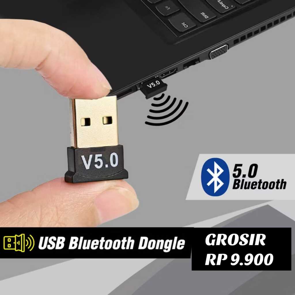 Jual Bluetooth USB Dongle 5.0 / USB Dongle Bluetooth 5.0 / Bluetooth ...