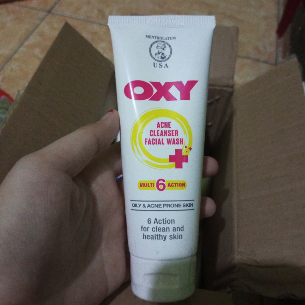 Jual [BIG Size 100gr] OXY ACNE FACE WASH NON SLS SLes Fragrance Free ...