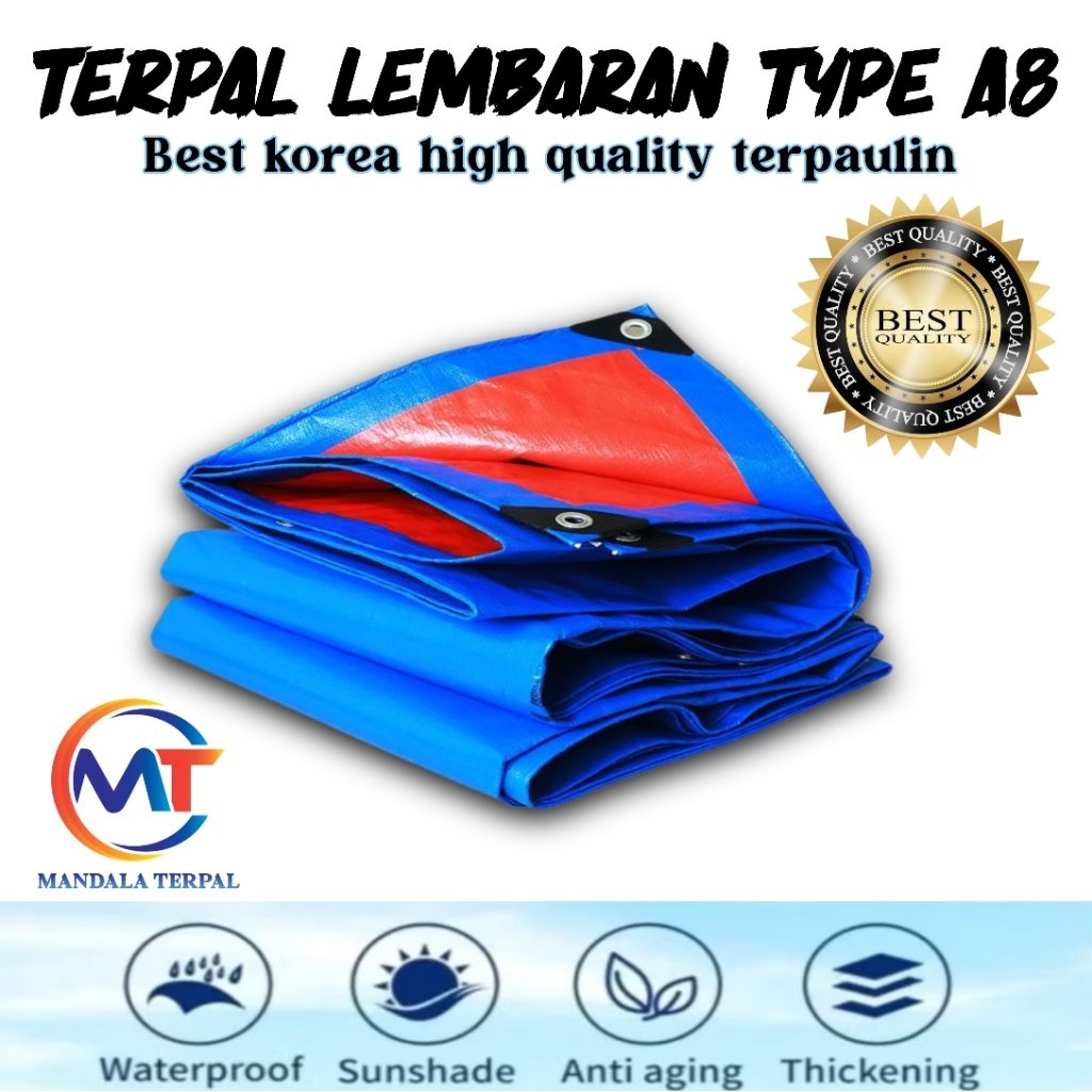 Jual terpal korea A8 waterproof tahan air awet tahan segala cuaca ...