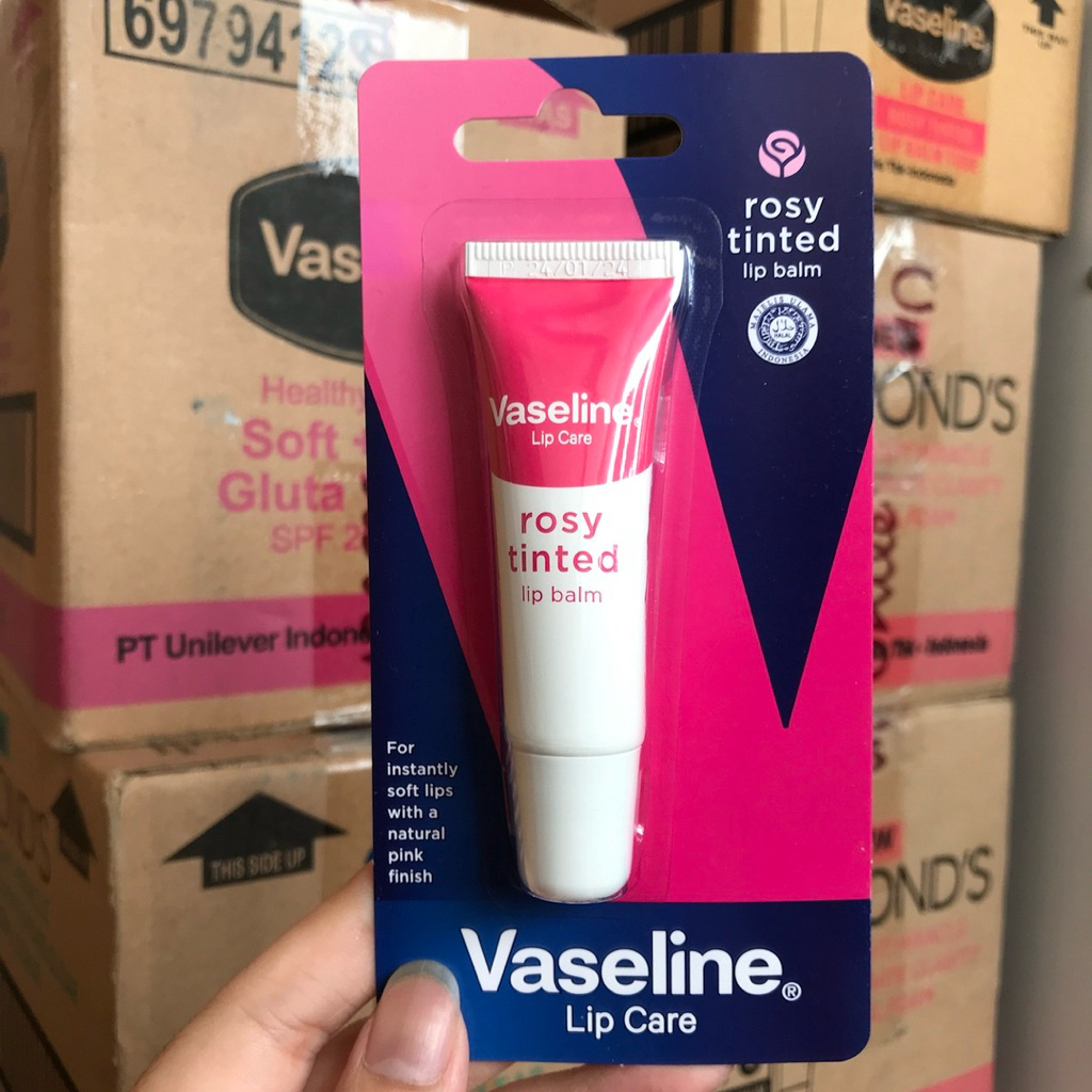 Jual Vaseline Lip Care Rosy Tinted 10g | Shopee Indonesia