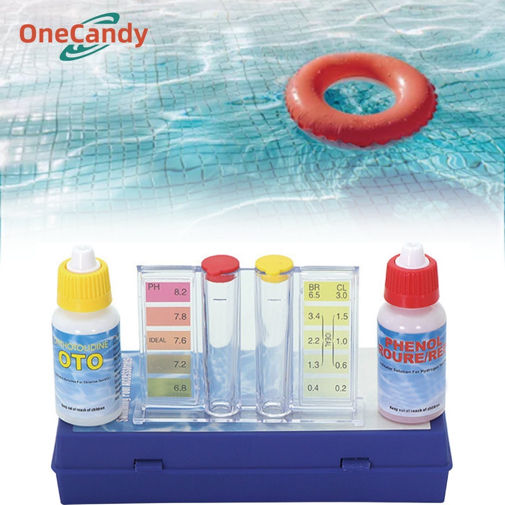 Jual 2in1 Test Kit Kolam Renang Kit Uji Air Klorin Dan Ph Swimming Pool ...