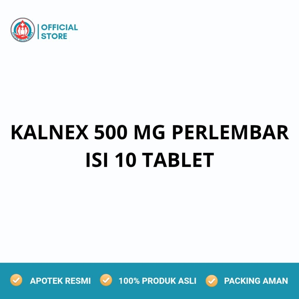 Jual OBAT KALNEX 500 PERLEMBAR 10 TABLET | Shopee Indonesia