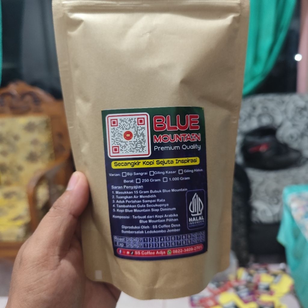 Jual Kopi Arabika Blue Mountain Ijen Bondowoso Grade A | Ijen 250 Gram ...