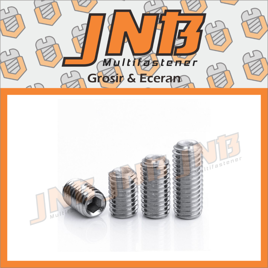 Jual Baut L Socket Stainless M6 x 12 L Set Screw Tanam Tanpa Kepala 304 ...