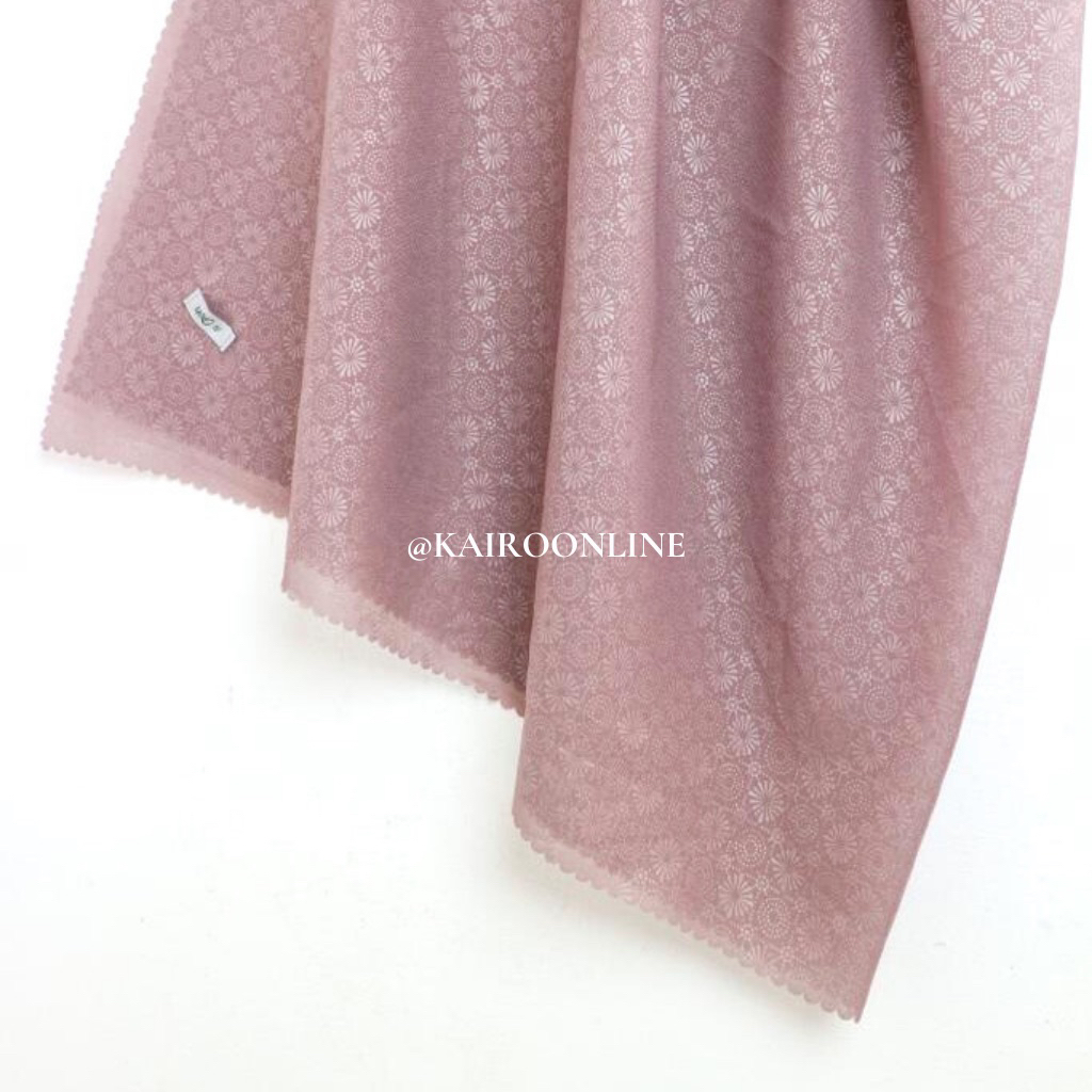 Jual Kairo Hijab - Plain Biscuit - Hijab Segiempat Vennay Laser cut 110 ...