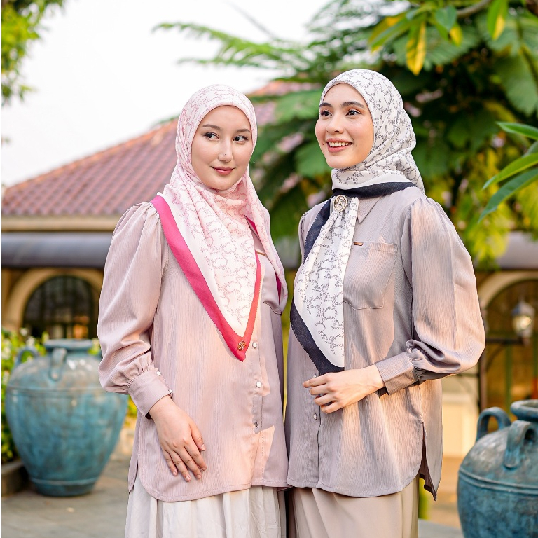 Jual Kamima - Celestial Scarf (Hijab Segi Empat Motif) | Shopee Indonesia