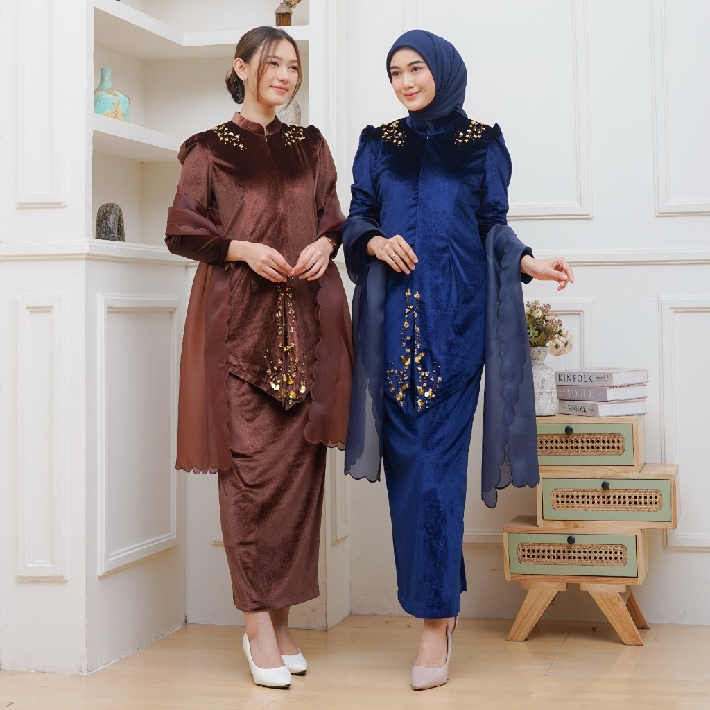 Jual ELBISE - Melur Oneset Baju Kebaya Kurung Melayu Pesta Kondangan ...