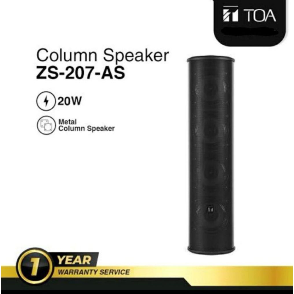Jual SPEAKER COLOUM TOA ZS 207 AS ORIGINAL | Shopee Indonesia