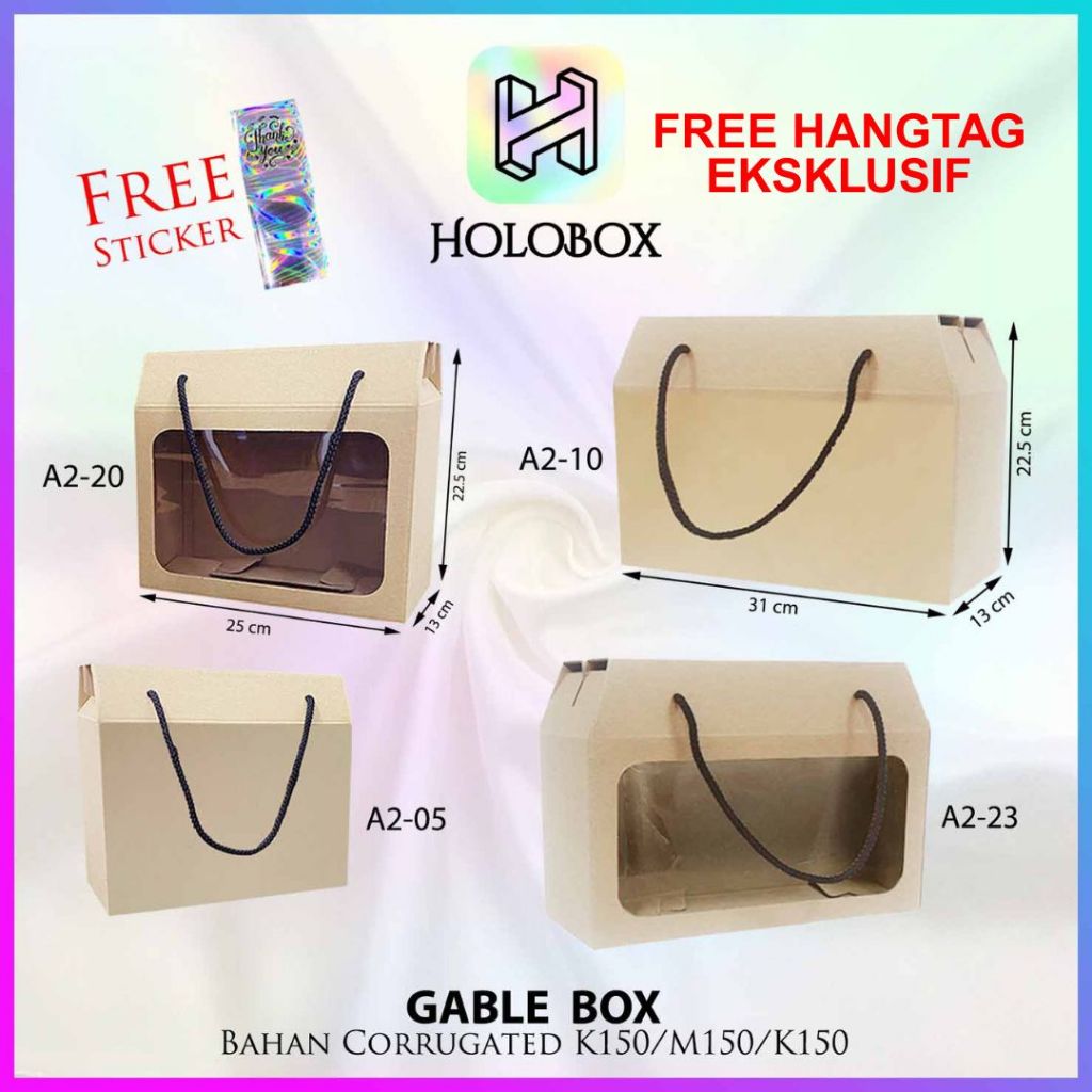 Jual Box Hampers / Kotak Gable / Packaging Kado Ulang Tahun ...