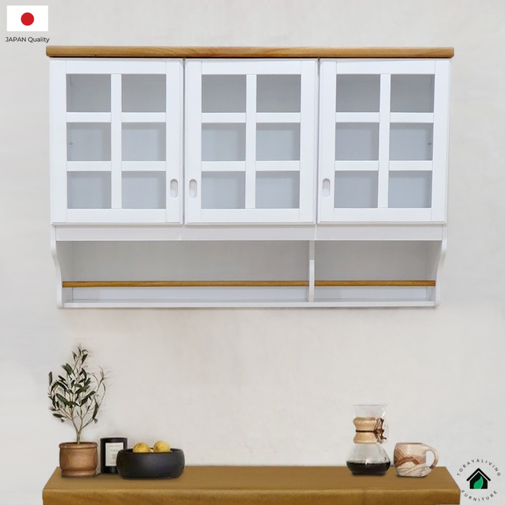 Jual Toraya - Lumina Lemari Dapur Atas 3 Pintu Kaca : Lemari Dapur ...