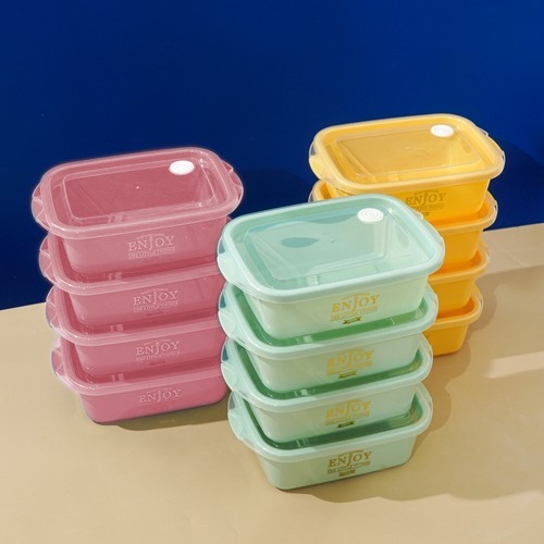 Jual 4 Pcs Plastic Storage Wadah Penyimpanan Makanan Kulkas Set Wadah ...