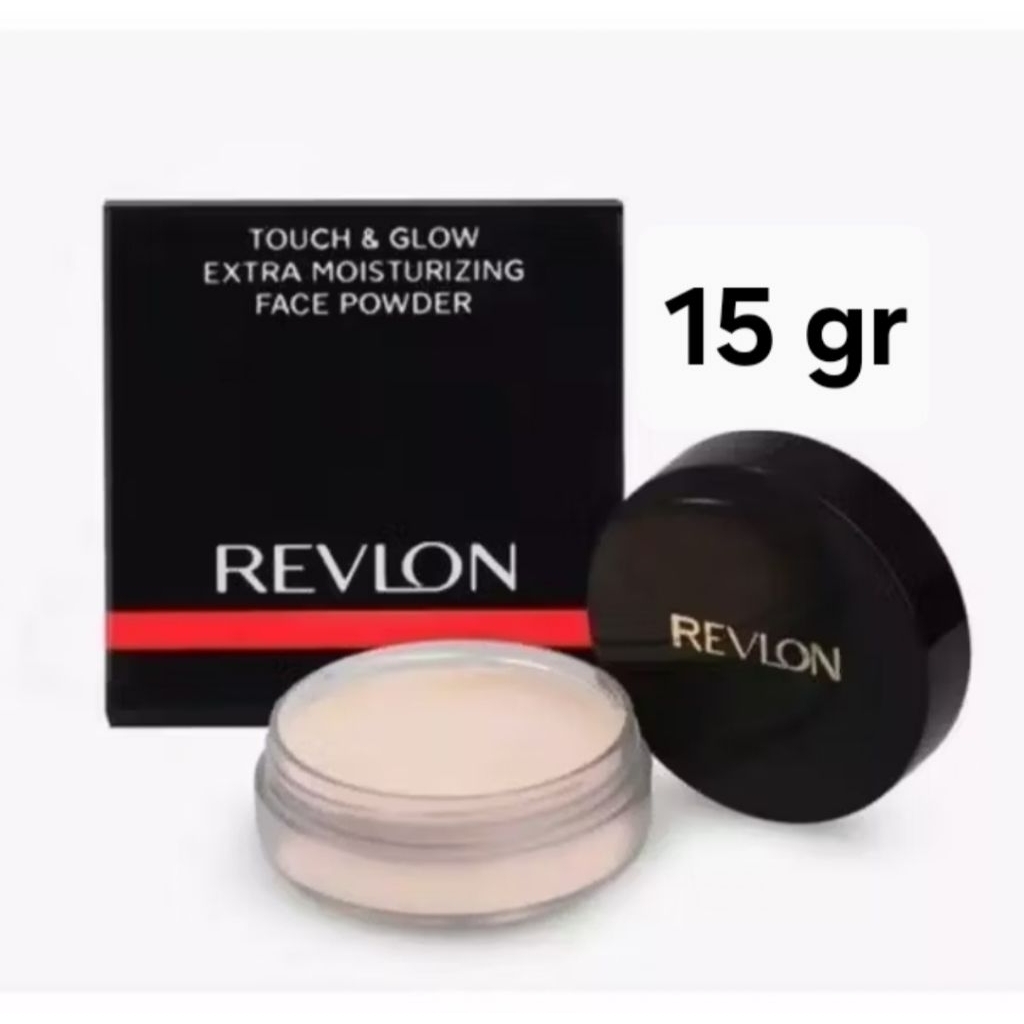Jual REVLON TOUCH & GLOW LOOSE POWDER 15GR - 55 CREAM BEIGE | Shopee ...