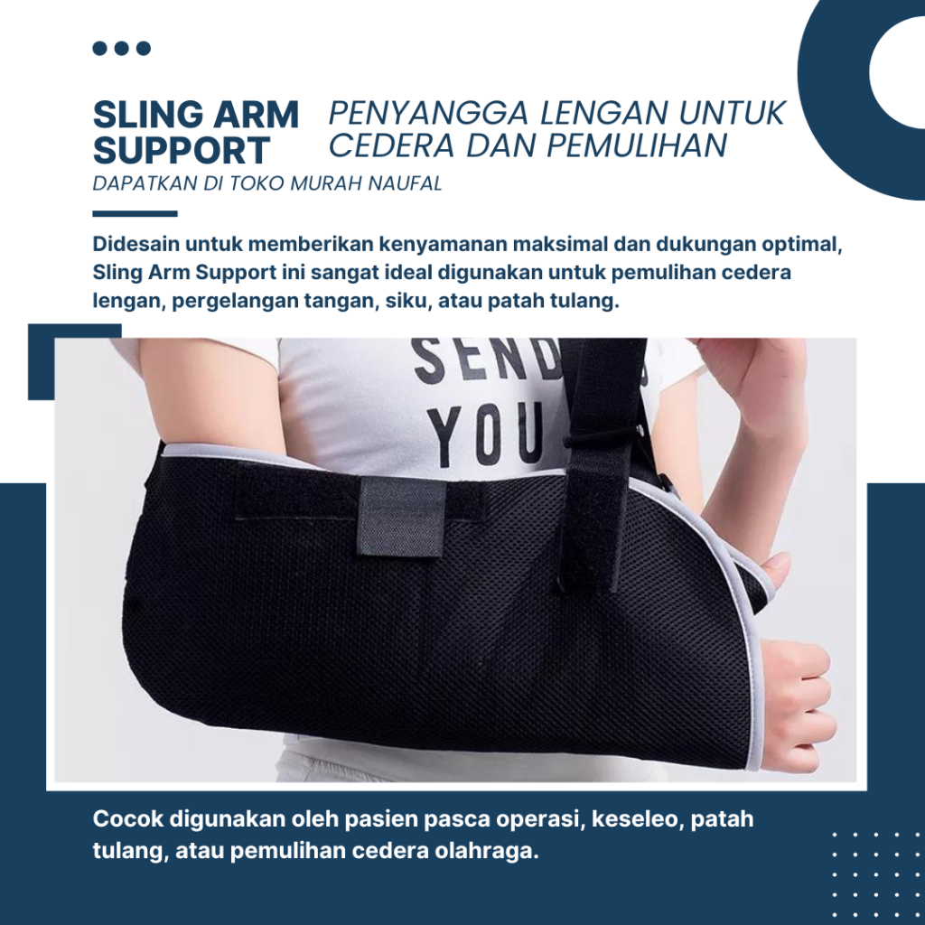 Jual ARM SLING BRACE ALAT PENYANGGA LENGAN TANGAN GENDONGAN TANGAN ...