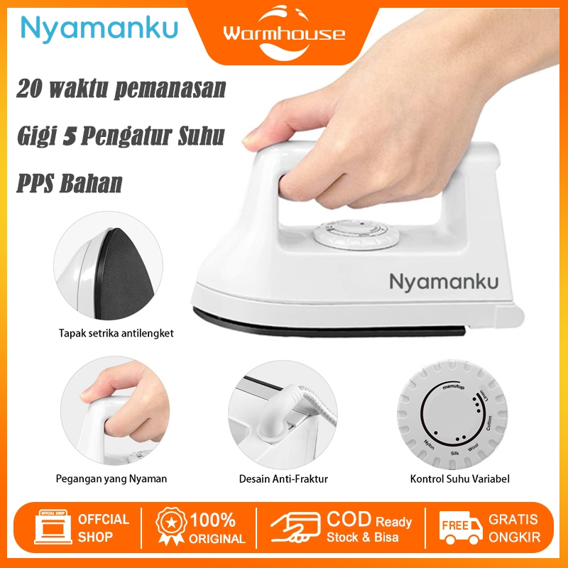 Jual [Ready Stock] 500W Setrika /Mini Portable/ setrika pakaian iron ...