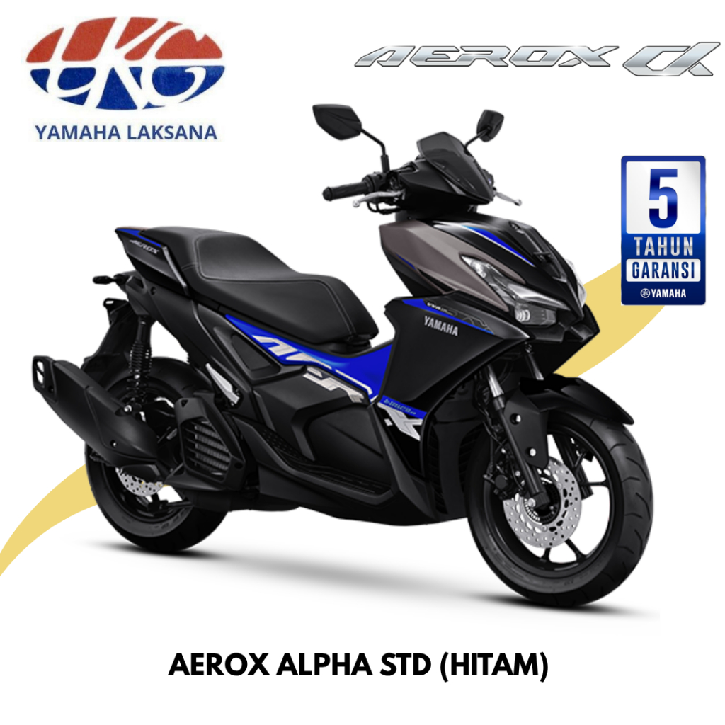 Jual Sepeda Motor YAMAHA AEROX ALPHA (Biru/Hitam/Merah/Silver) | Shopee ...