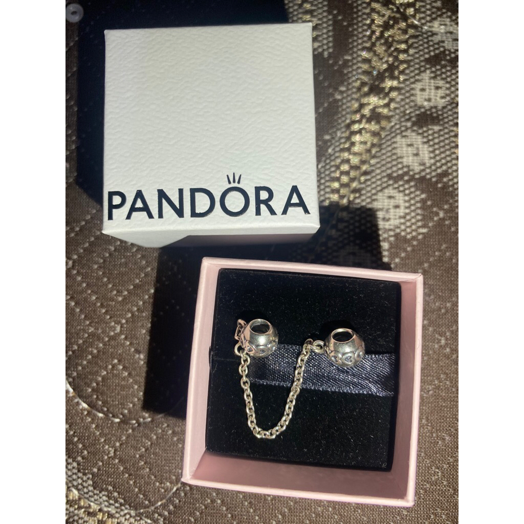 Jual Pandora Charm Safety Chain | Shopee Indonesia