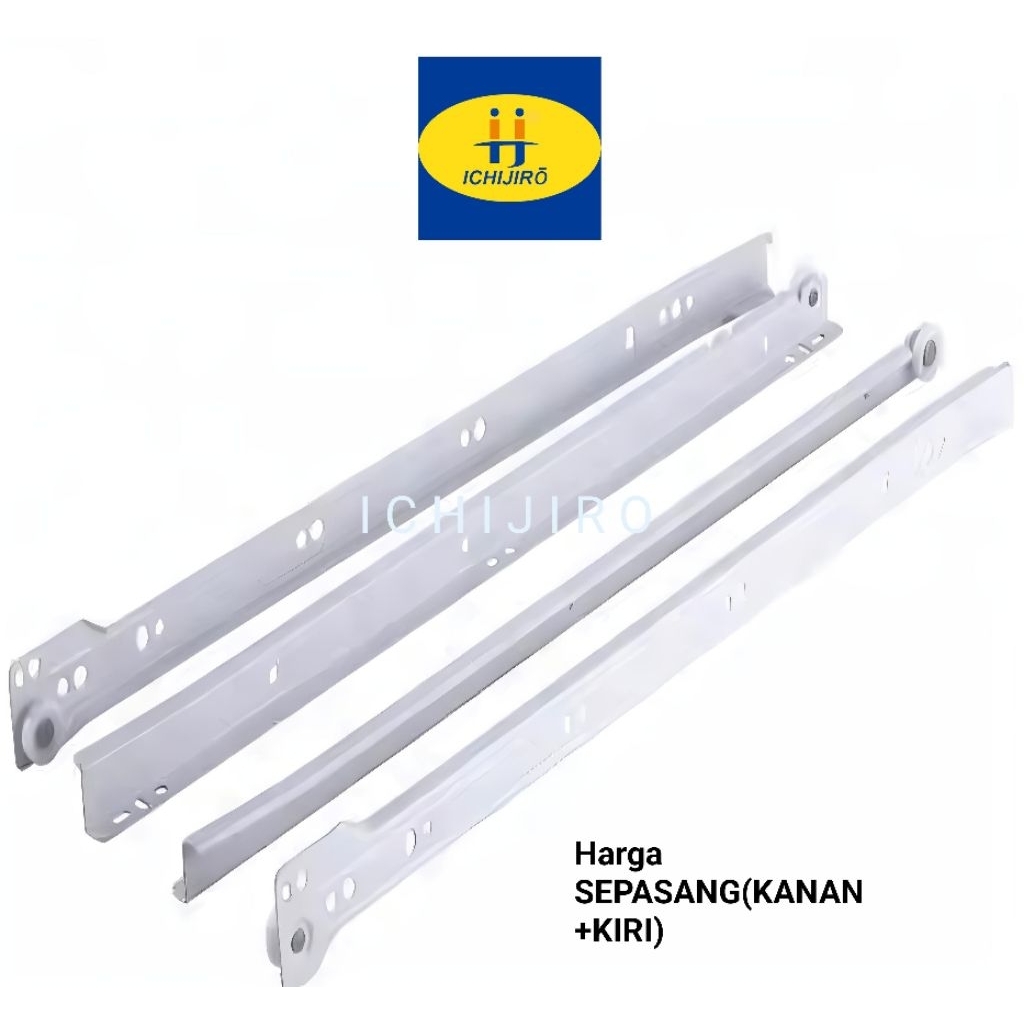 Jual Rel Laci Ken Tech 50cm Putih Harga Grosir -Rel Laci Roda Single ...