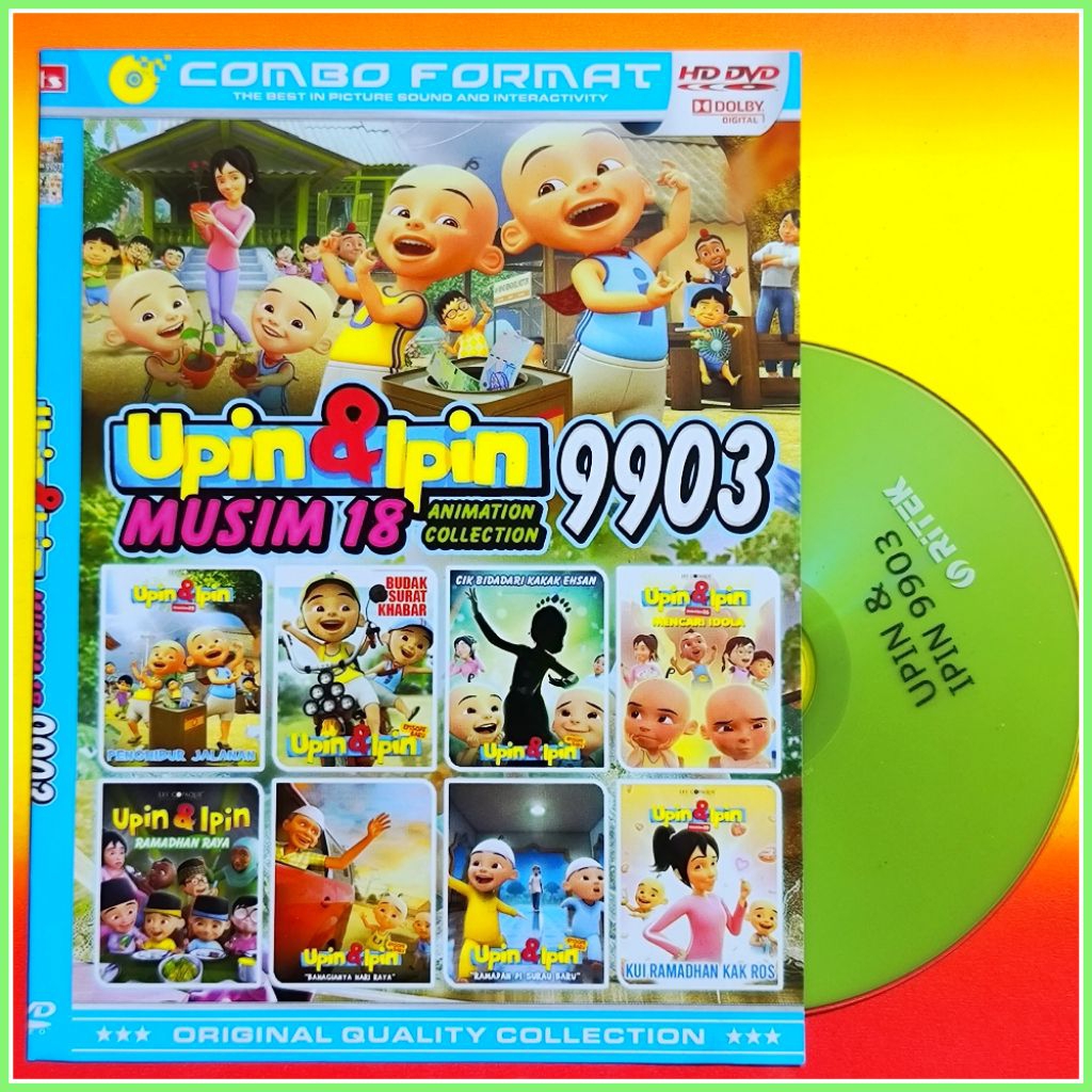 Jual Kaset Film Kartun Anak Koleksi Upin Dan Ipin Vol.9903 Edisi Musim 18 Pilihan Terbaru ...