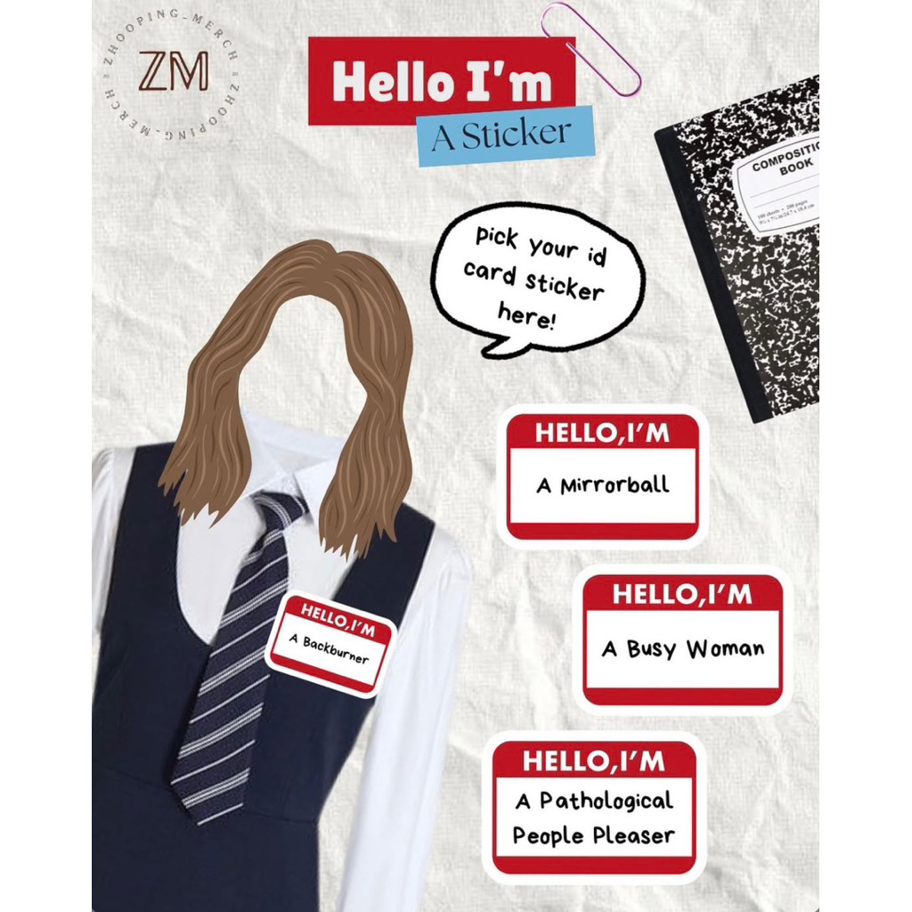 Jual HELLO I’M a sticker (TAYLOR SWIFT, SABRINA CARPENTER, NIKI ...