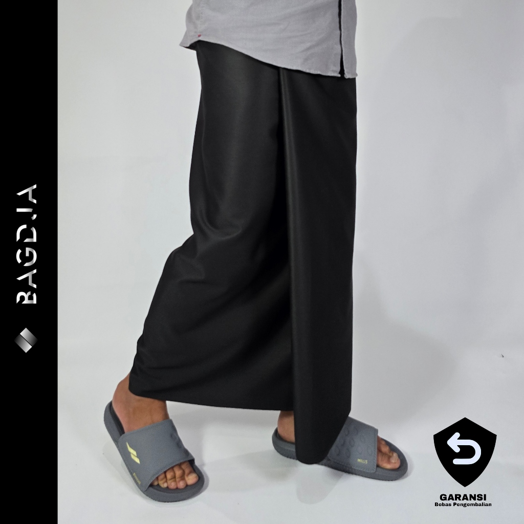 Jual Sarung Katun Premium Polos Hitam Dewasa Terbaru Lebaran - BAGDJA ...