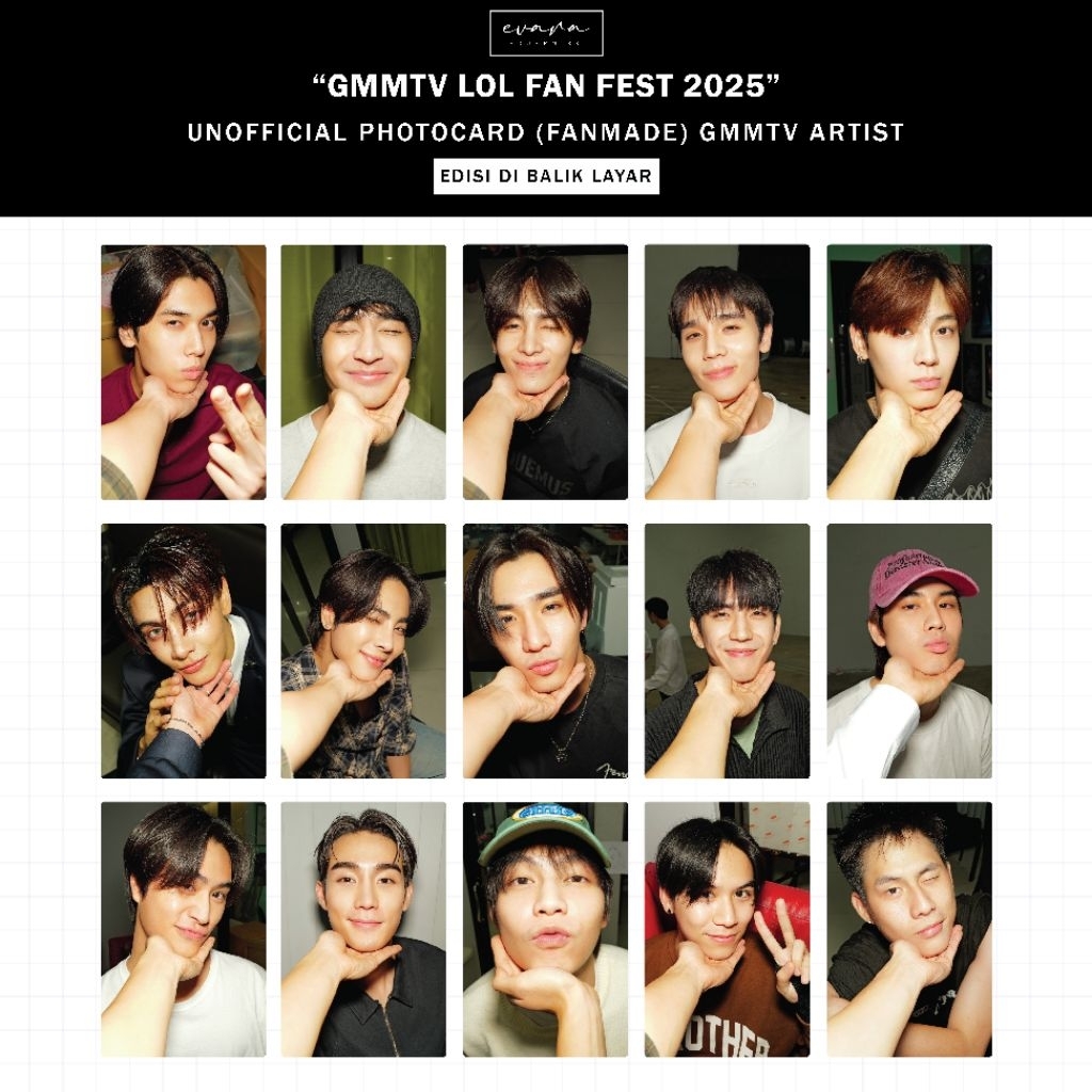 Jual [LOL FAN FEST 2025] UNOFFICIAL PHOTOCARD GMMTV EDISI DIBALIK LAYAR ...
