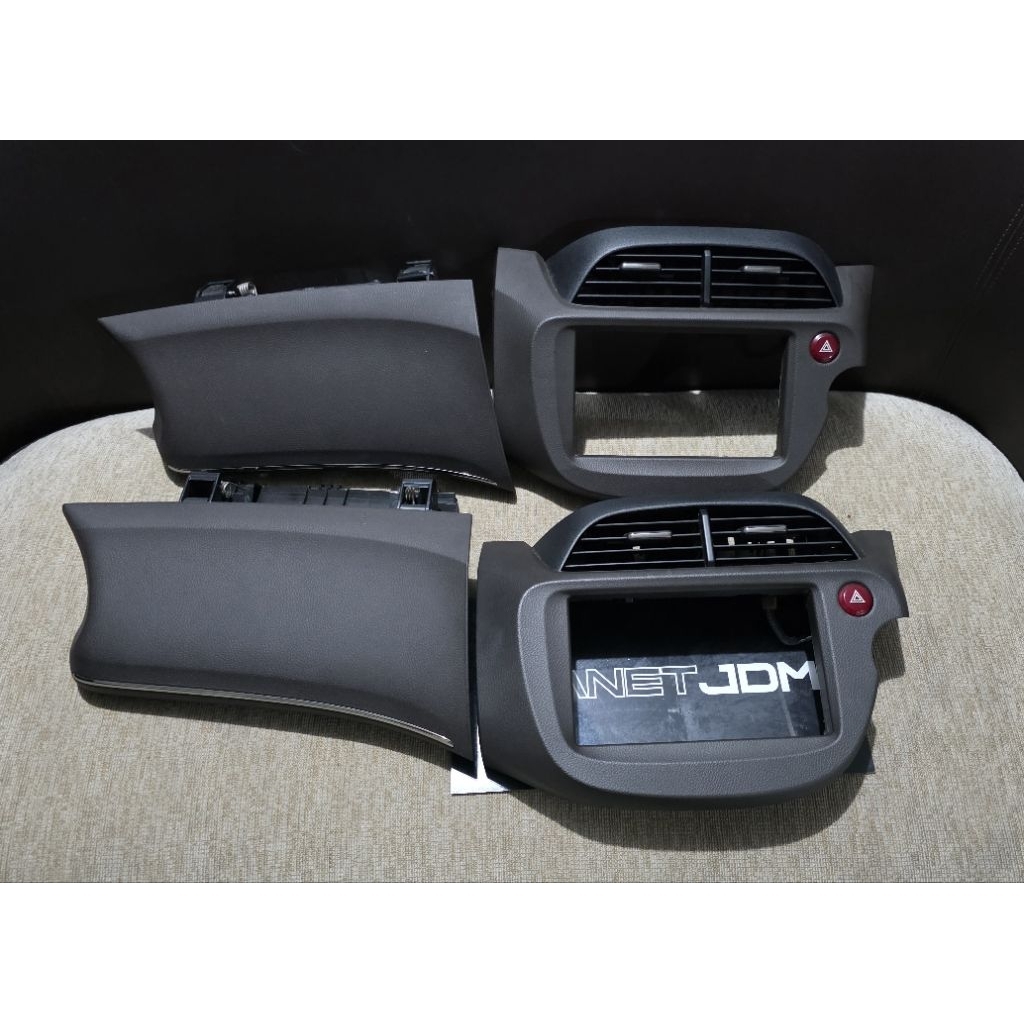 Jual Panel head unit Laci Aksen Chrome jazz FIT GE8 FIT hybrid | Shopee ...