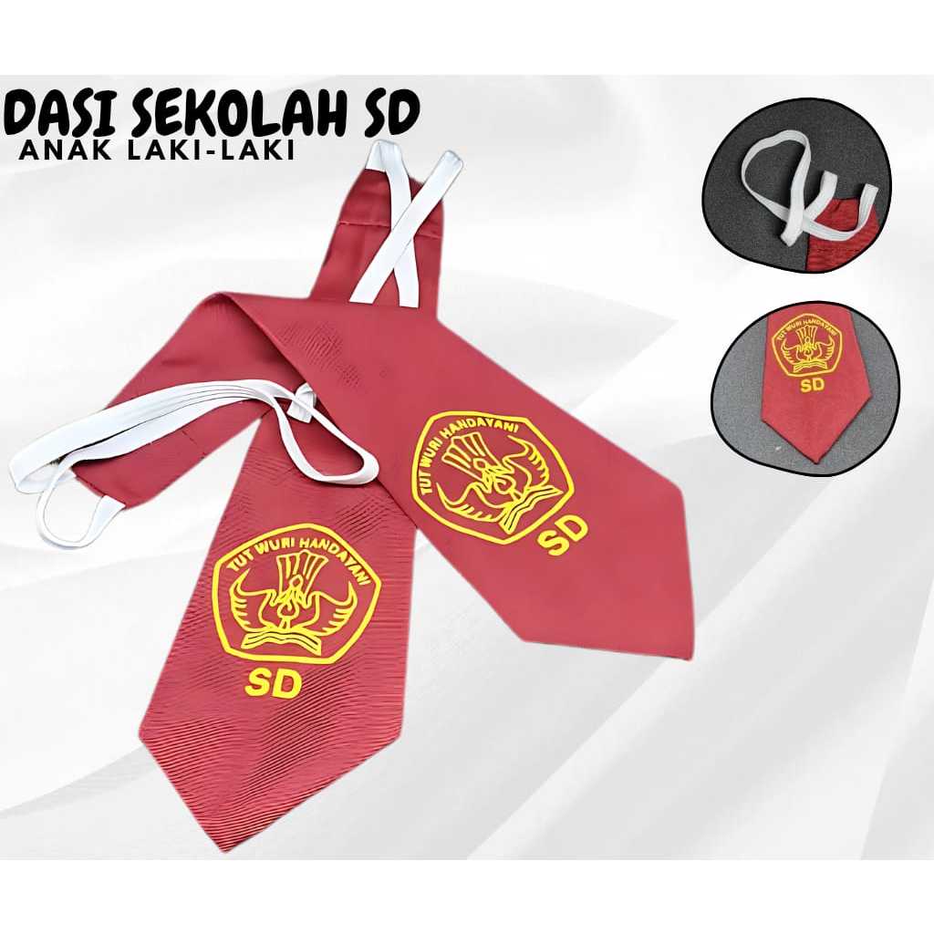 Jual Dasi Sekolah Anak Laki-Laki dan Perempuan bahan kain, tali karet ...