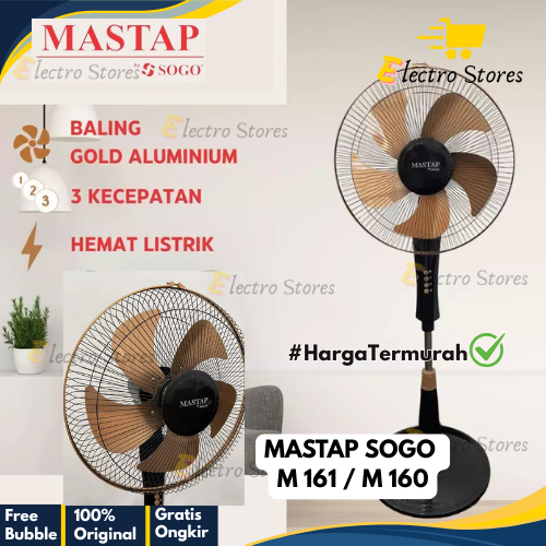 Jual (KIPAS MURAH) MASTAP KIPAS ANGIN BERDIRI 16inch / STAND FAN 16 ...