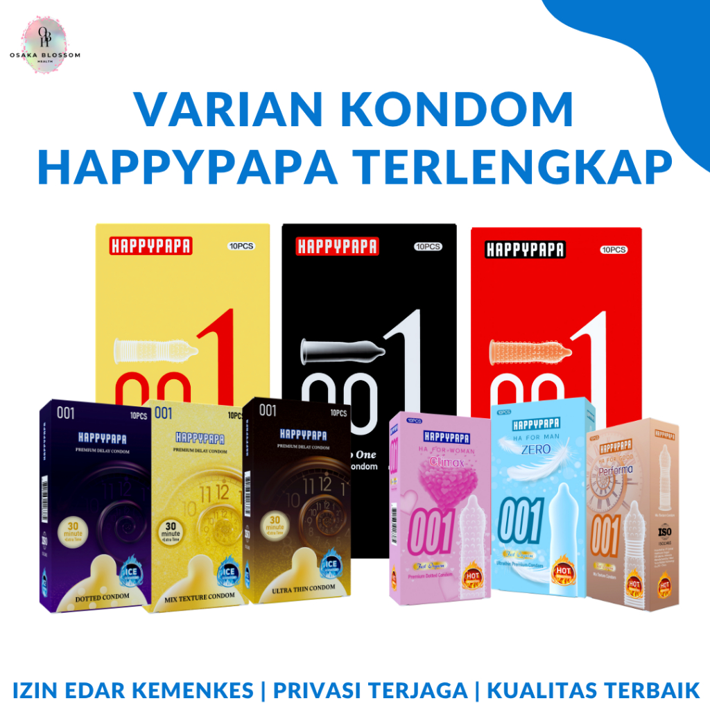Jual Happypapa 001 Condom All Variant - Kondom Happy Papa Varian ...
