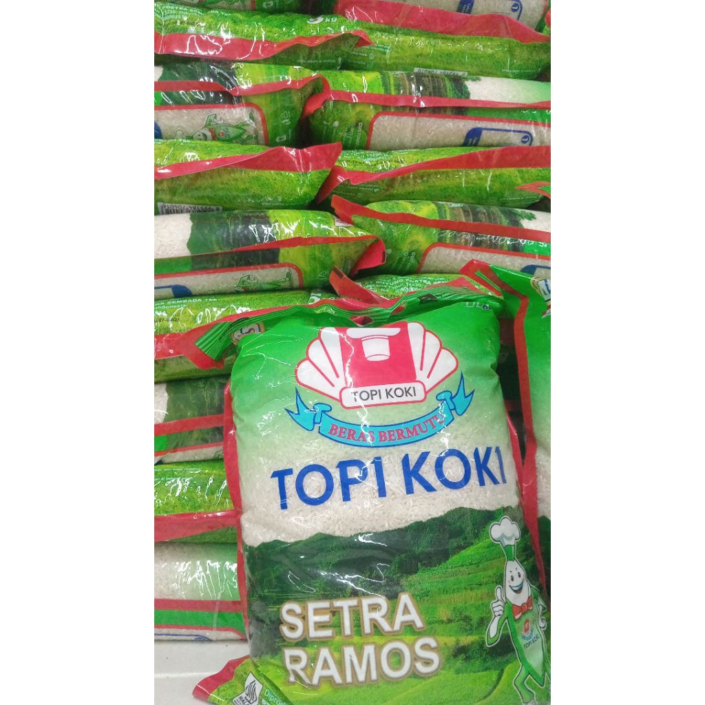 Jual Beras Topi Koki Setra Ramos 5 Kg | Shopee Indonesia
