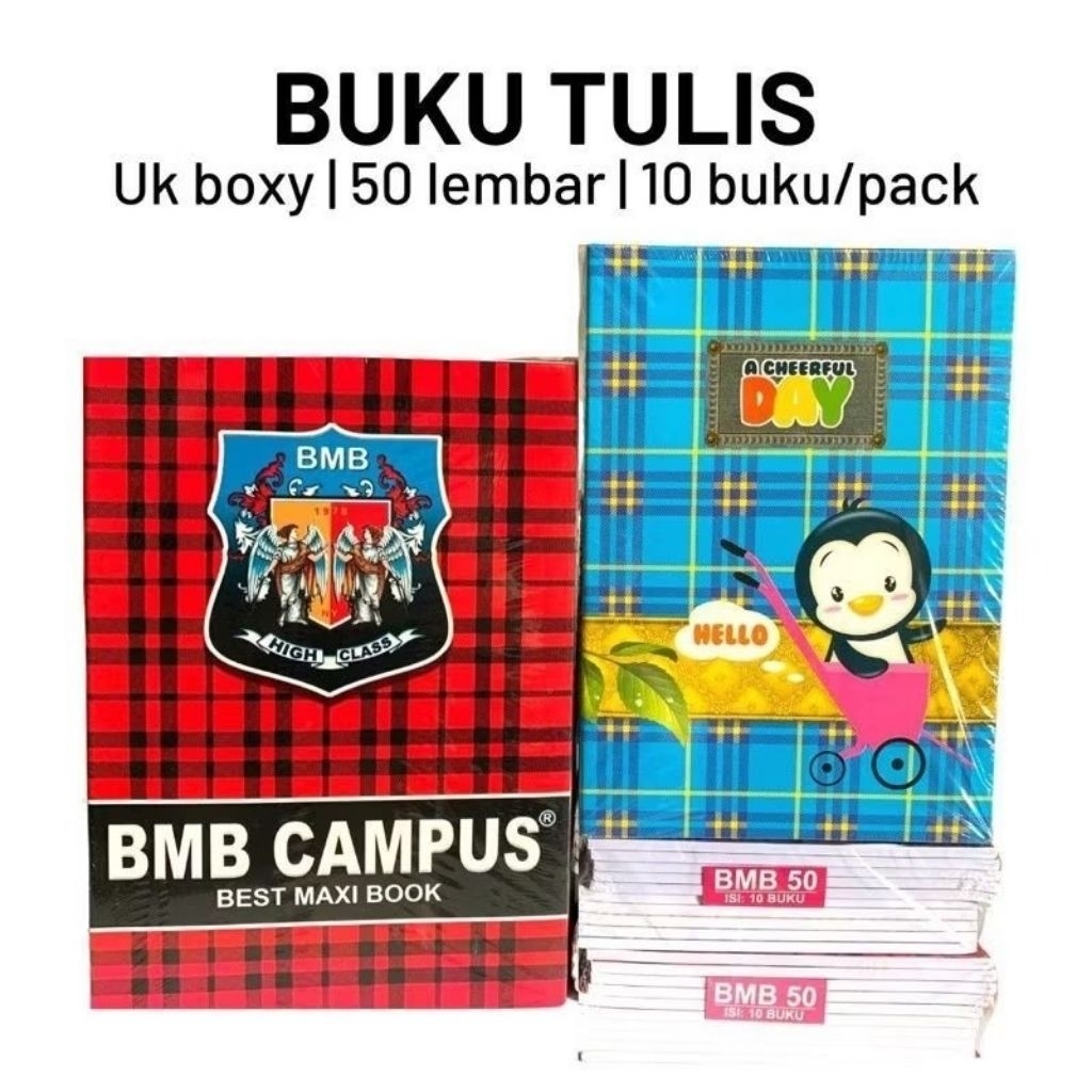 Jual Buku Boxy BMB 50 lembar isi 10 buku | Shopee Indonesia
