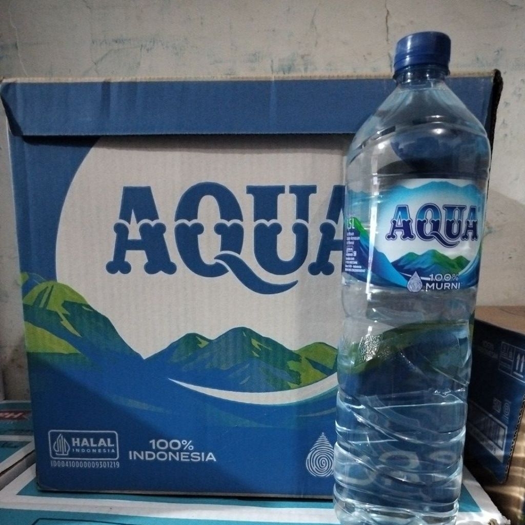 Jual AQUA BOTOL 1,5 LITER ISI 12 BOTOL/DUS | Shopee Indonesia