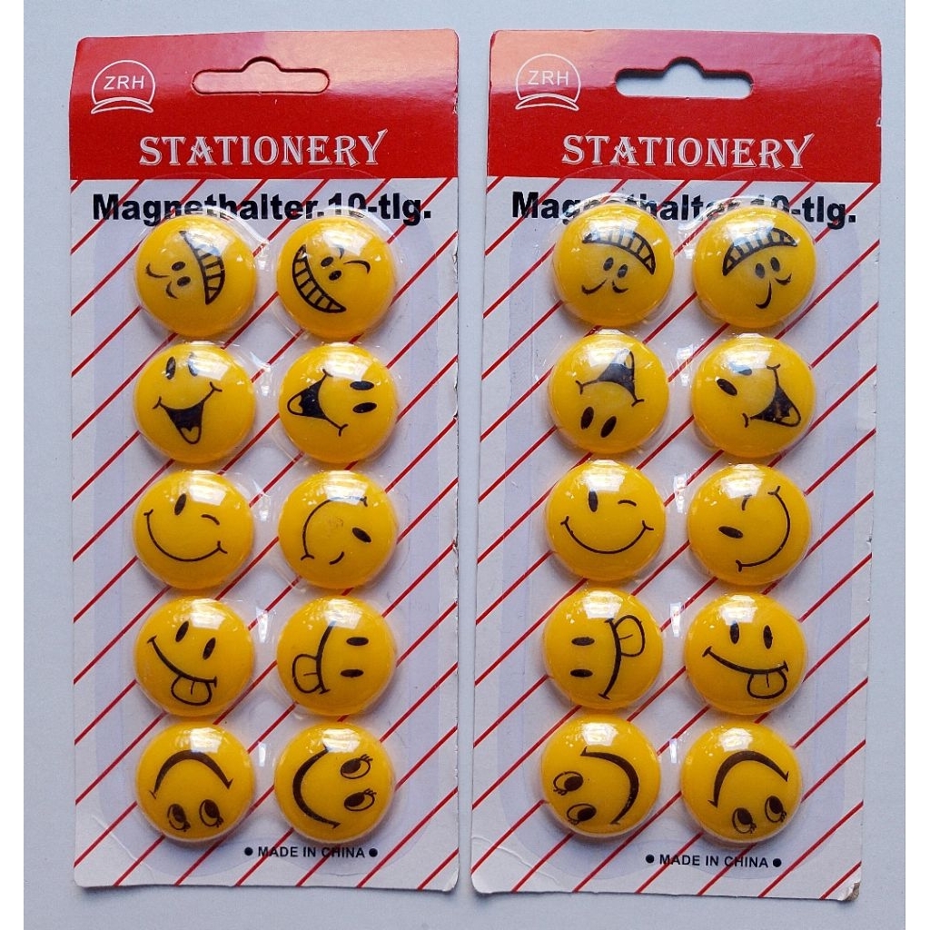 Jual MAGNET EMOJI 3010/ DAPAT 10 PC /ADA 5 EMOJI GAMBAR | Shopee Indonesia