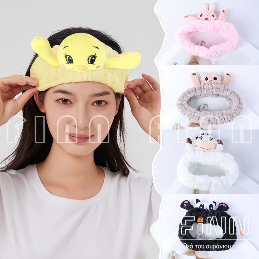 Jual Finn Bando Facial Karakter Hewan Panda Headband Make Up Bandana ...