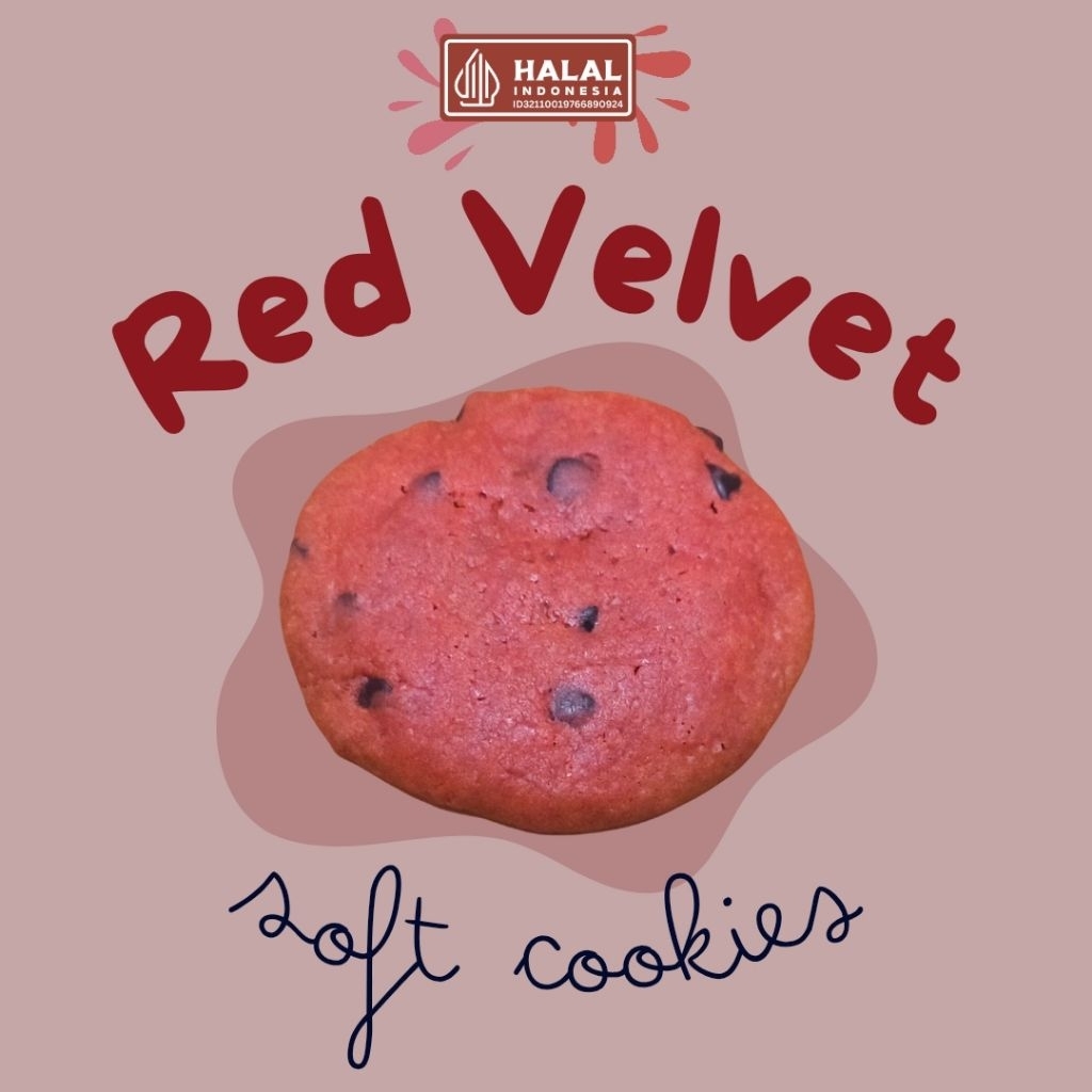 Jual Red Velvet Cheese Soft Cookies by Ovine | Shopee Indonesia