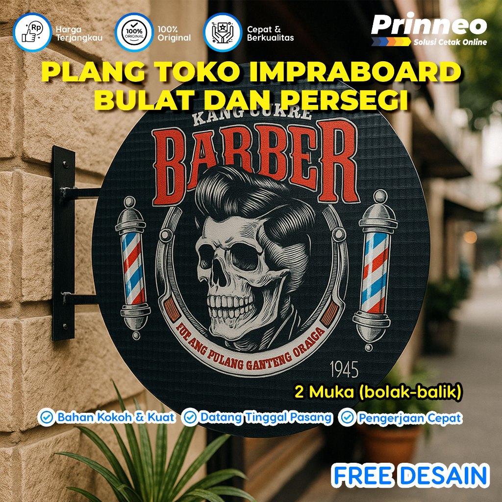 Jual PLANG TOKO, PAPAN NAMA TOKO BAHAN IMPRABOARD, PAPAN IKLAN ...