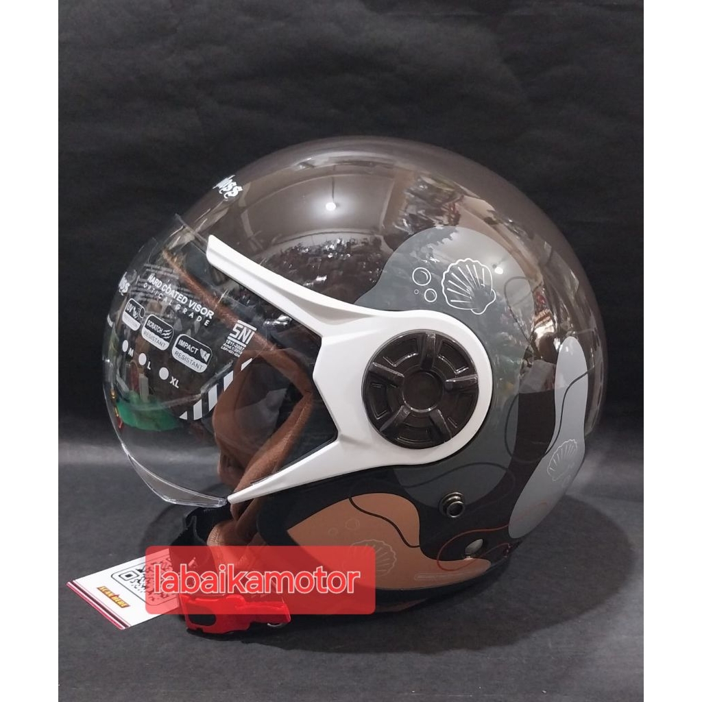 Jual HELM CARGLOSS YRH HIJAB MOTIF - HELM HALF FACE HIJAB HELMET ...