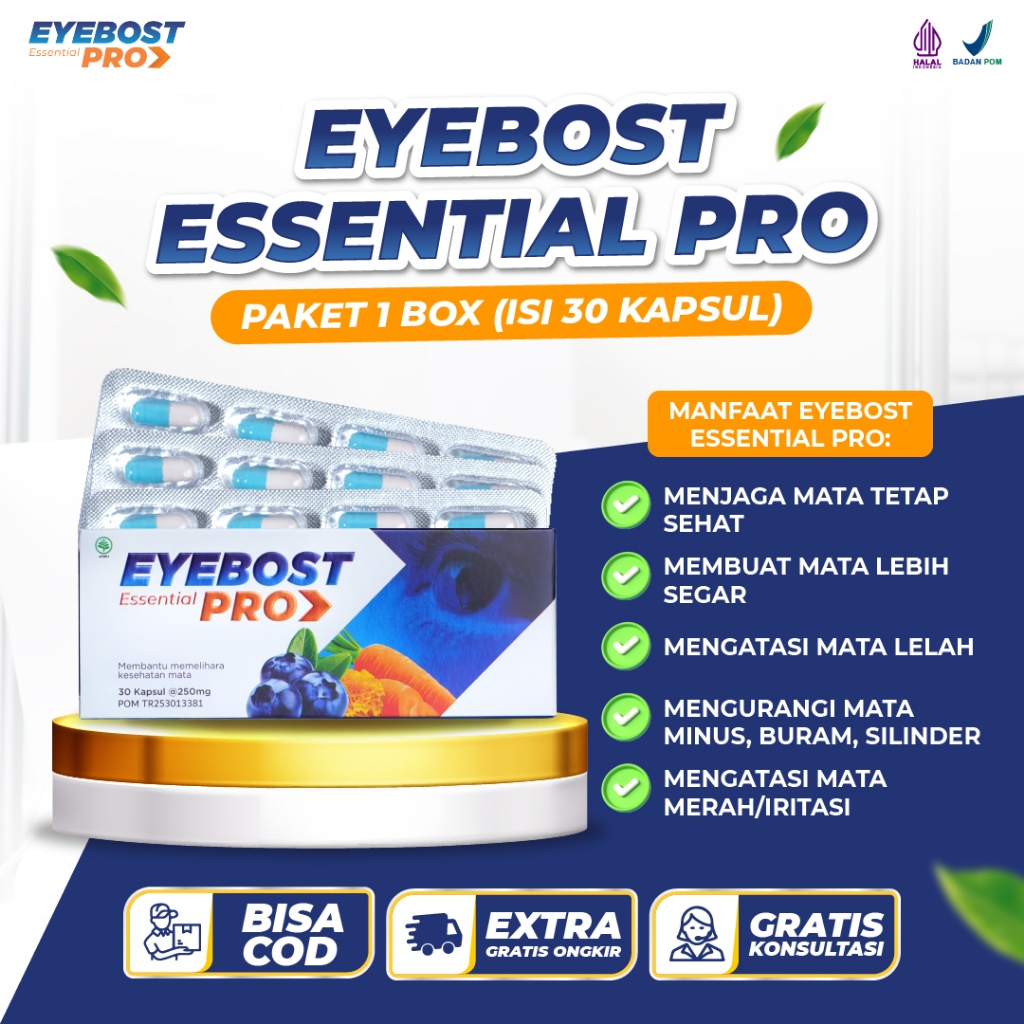 Jual Eyebost Pro Paket 30 Kapsul (ISI 250mg) | Shopee Indonesia
