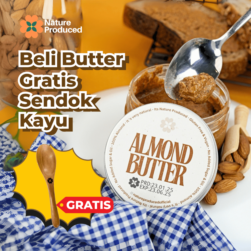 Jual [Nature Produced] Almond Butter – Halal | PIRT | 100% Almond ...
