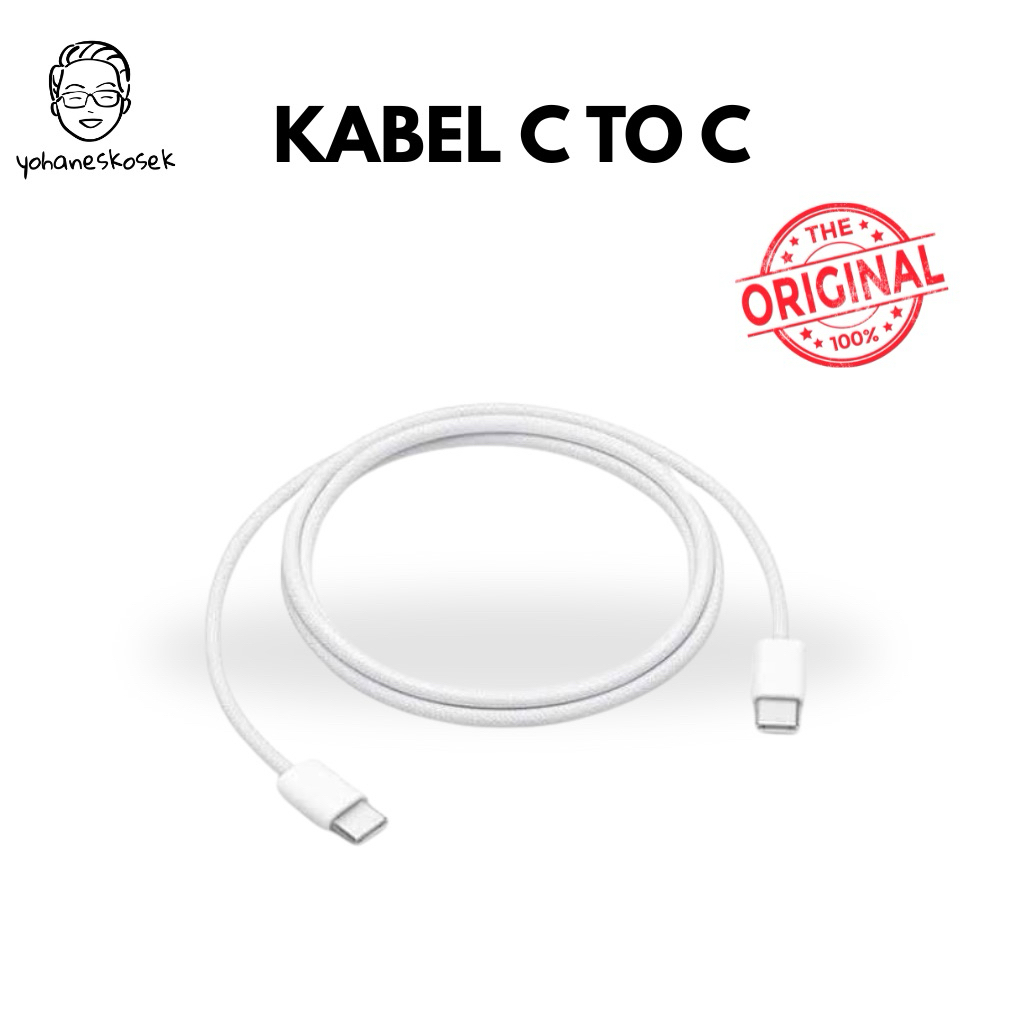 Jual KABEL C TO C ORIGINAL 1M | Shopee Indonesia