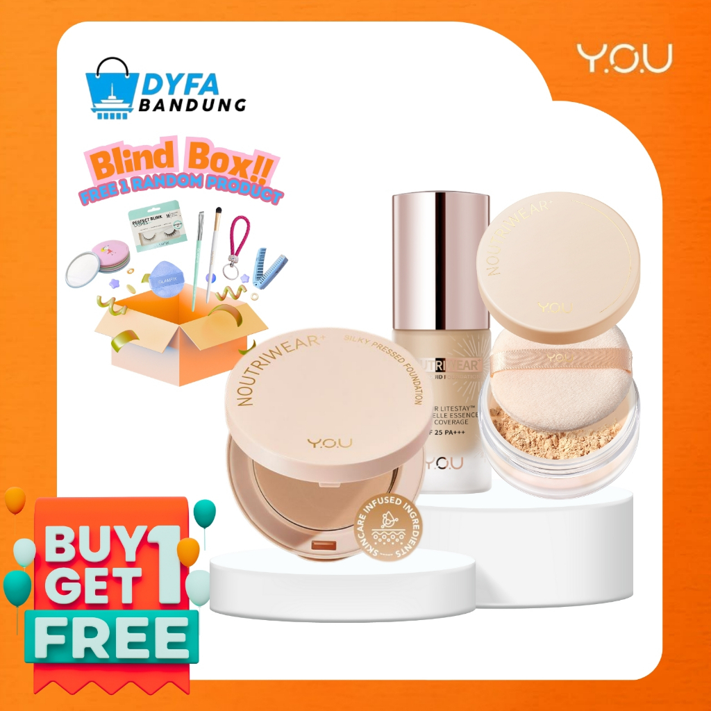 Jual Y.O.U Noutriwear+ Airy Fit Loose Powder| SILKY PRESSED FOUNDATION ...